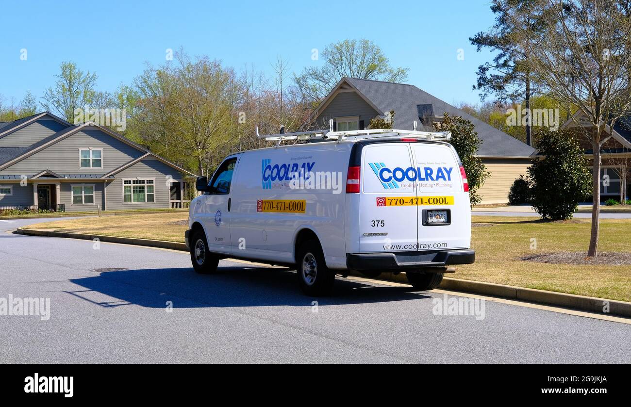 Coolray Van in Neighborhood Stock Photo - Alamy