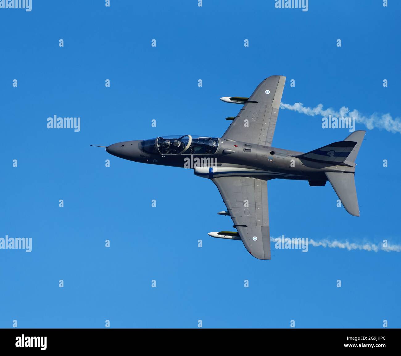 Helsinki, Finland - 9 June 2017: The Finnish Air Force Display Team ...