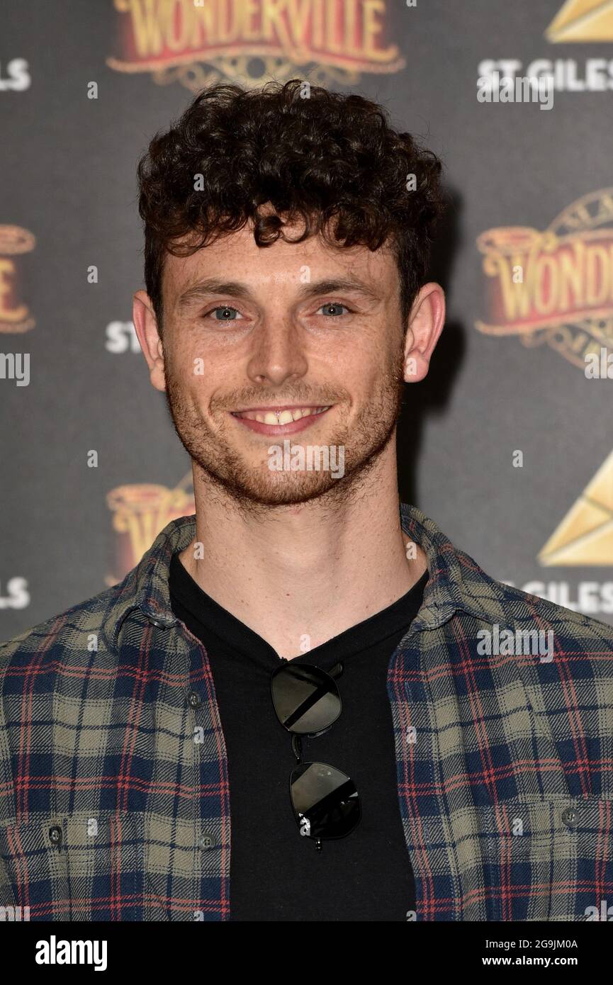 Charlie Stemp attends the gala opening night of 'Wonderville' at The ...