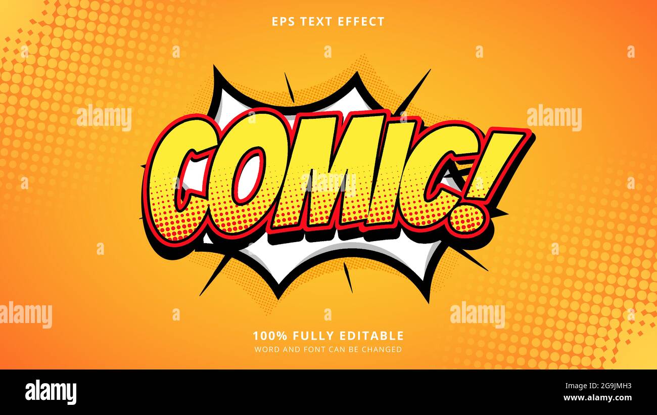 Comic text hi-res stock photography and images - Alamy