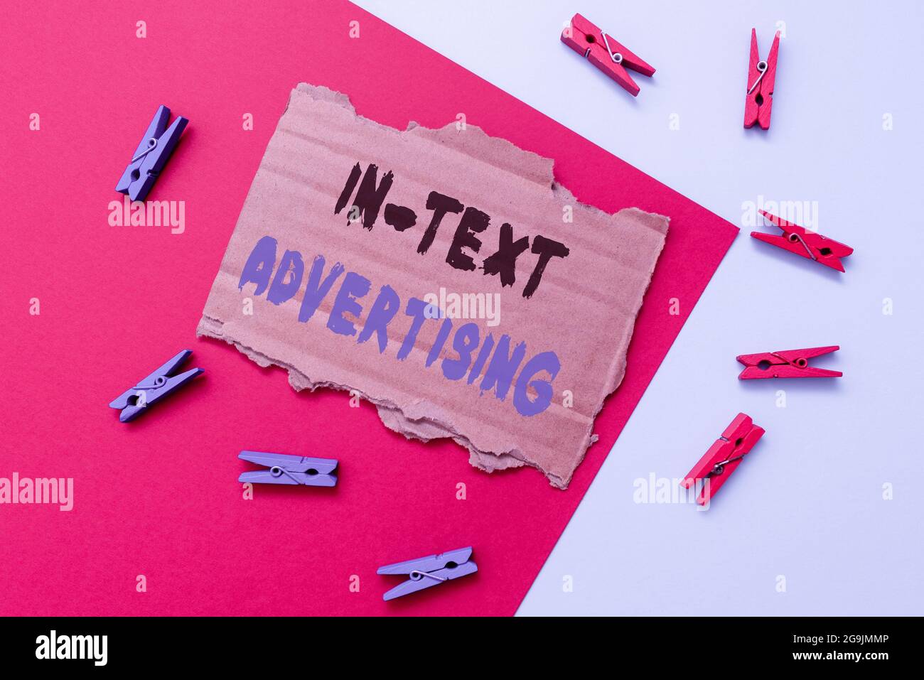 Hand writing sign In Text Advertising. Business showcase advertisement ...