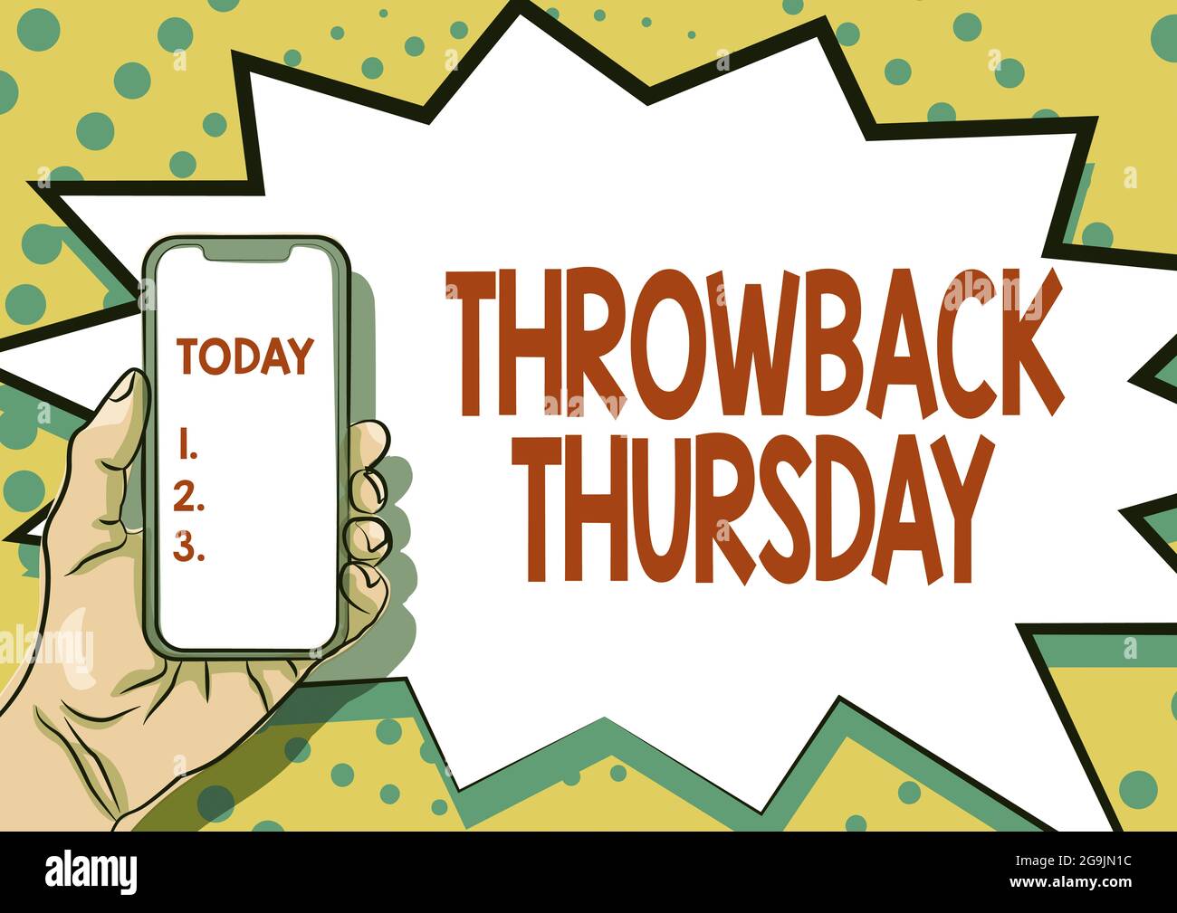 Sign displaying Throwback Thursday. Business overview wistful ...