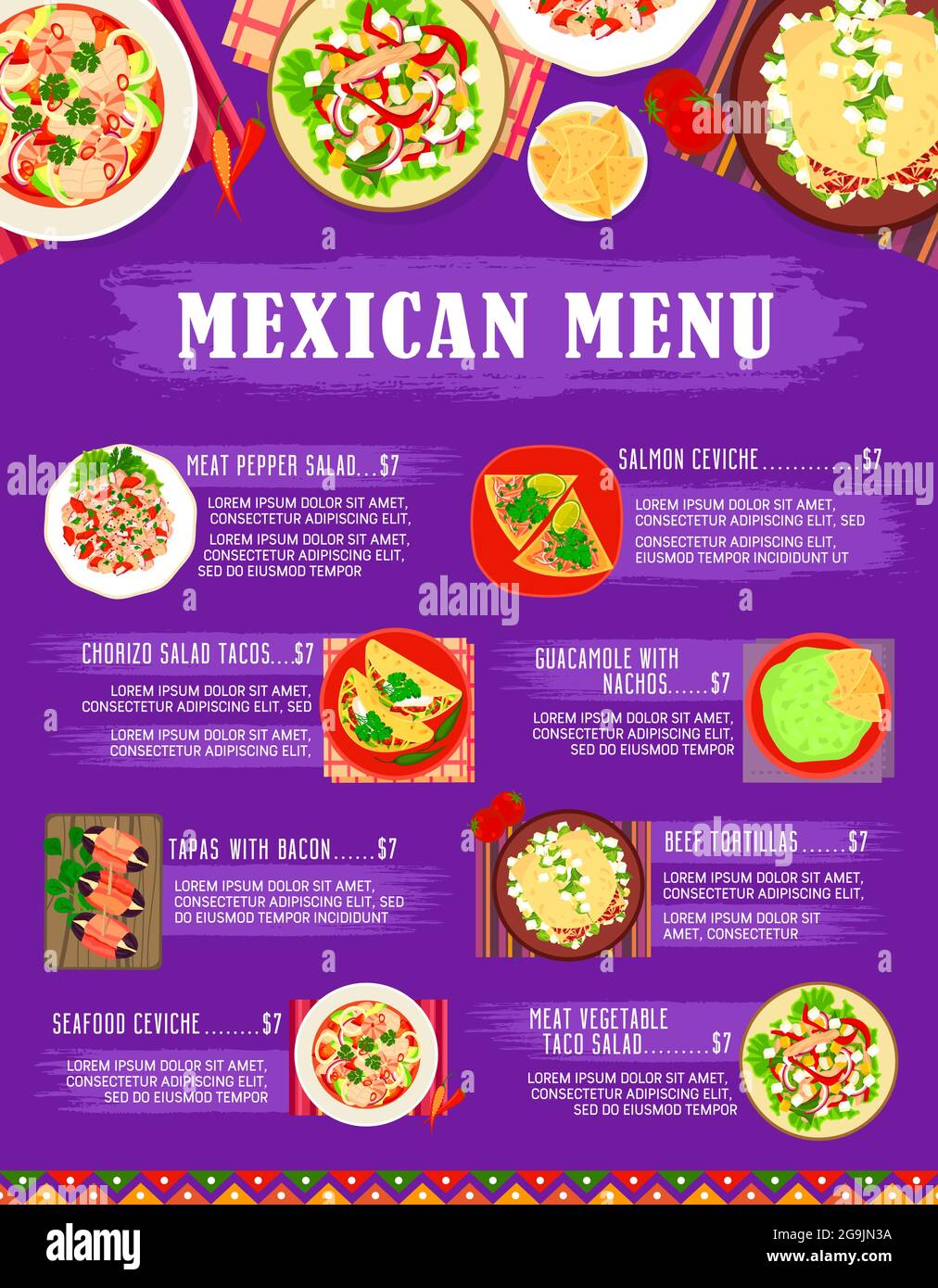 Ceviches Stock Vector Images - Alamy