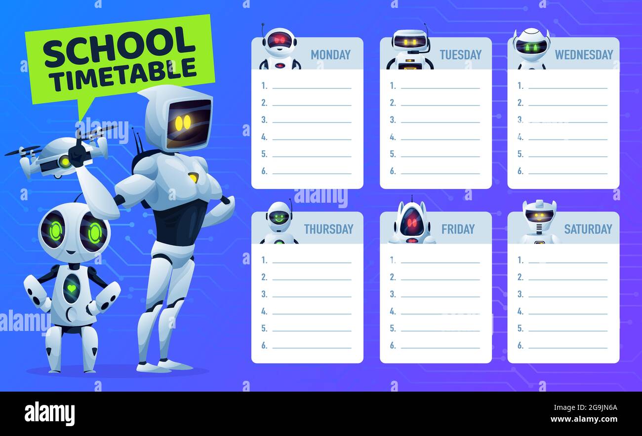 Table robots Stock Vector Images - Alamy