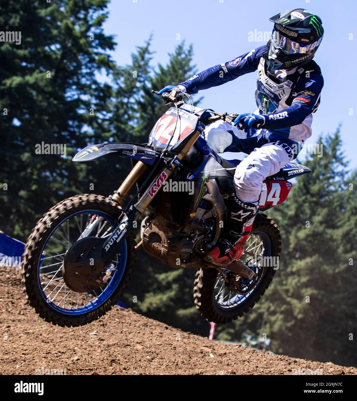 JUL 24 2021 Washougal, WA USA Monster Energy Star Racing Yamaha Dylan ...