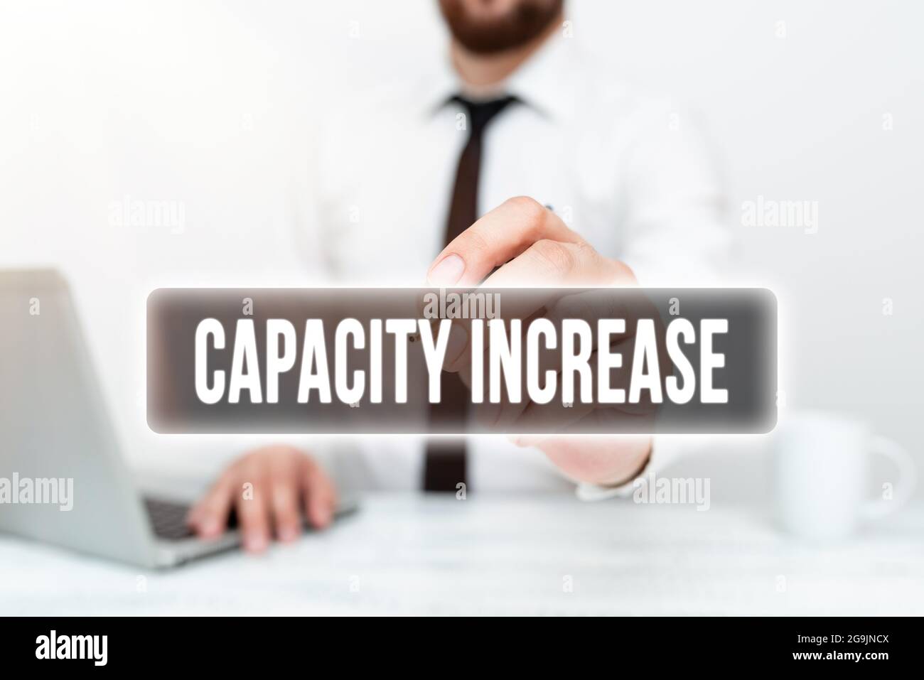 Inspiration showing sign Capacity Increase. Word Written on meet an ...