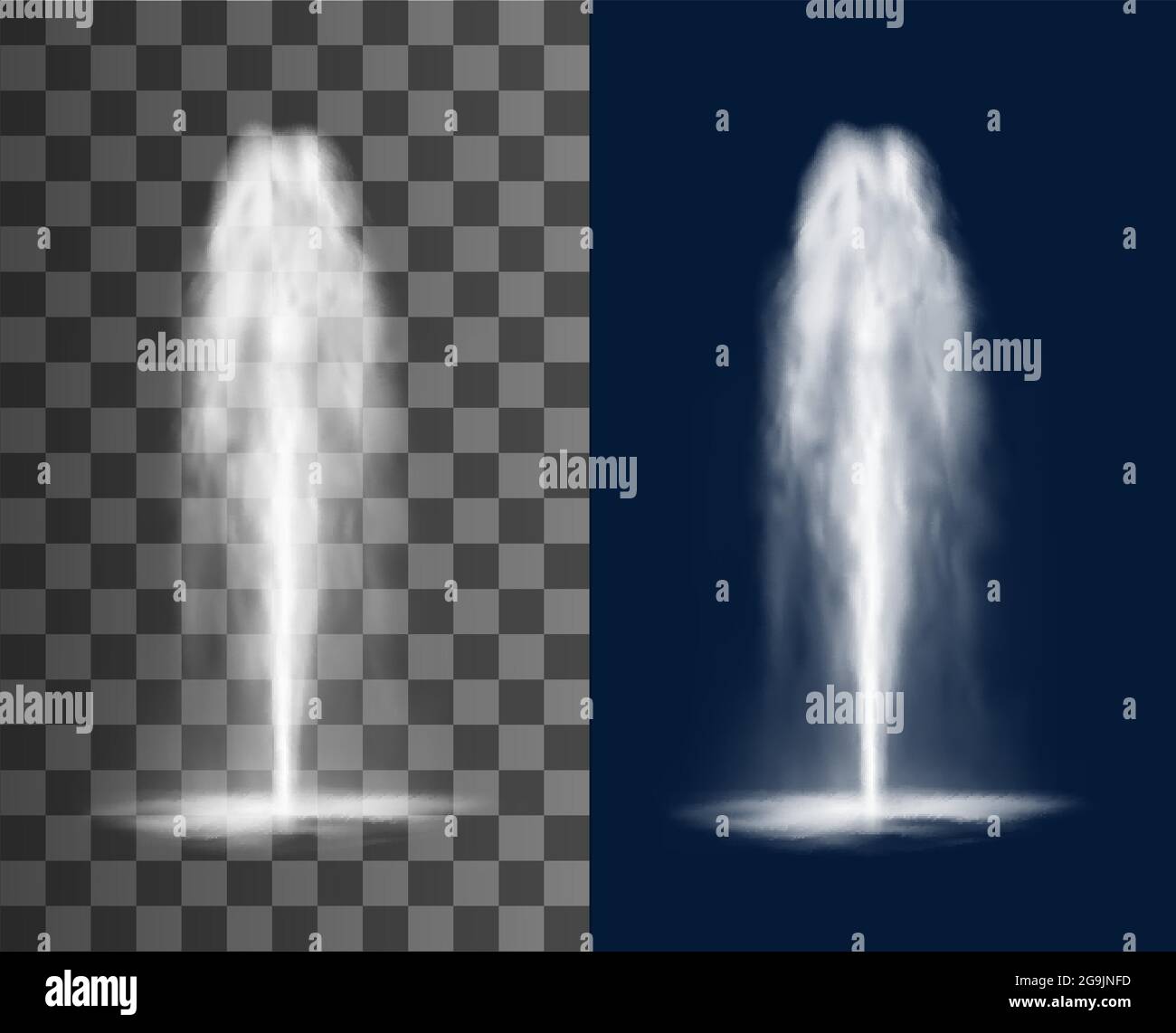 Jets clean water fountain on Stock Vector Images - Alamy