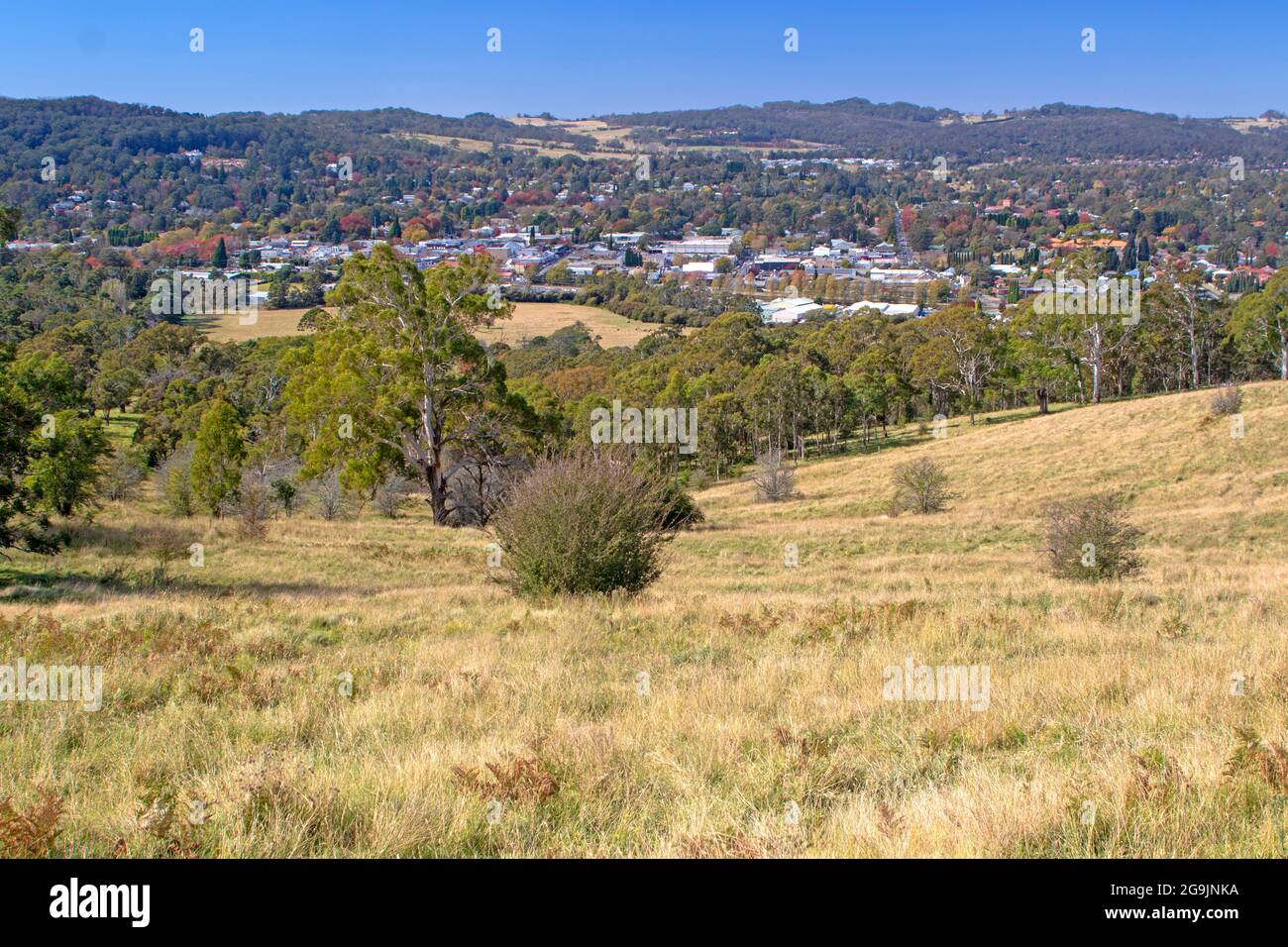 View to Bowral from Oxley Lookout Stock Photo - Alamy