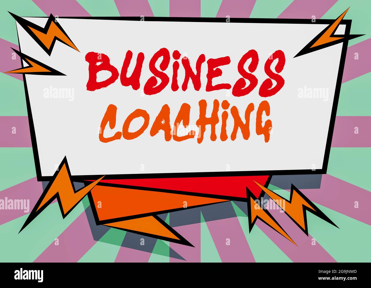 Hand writing sign Business Coaching. Business approach providing ...