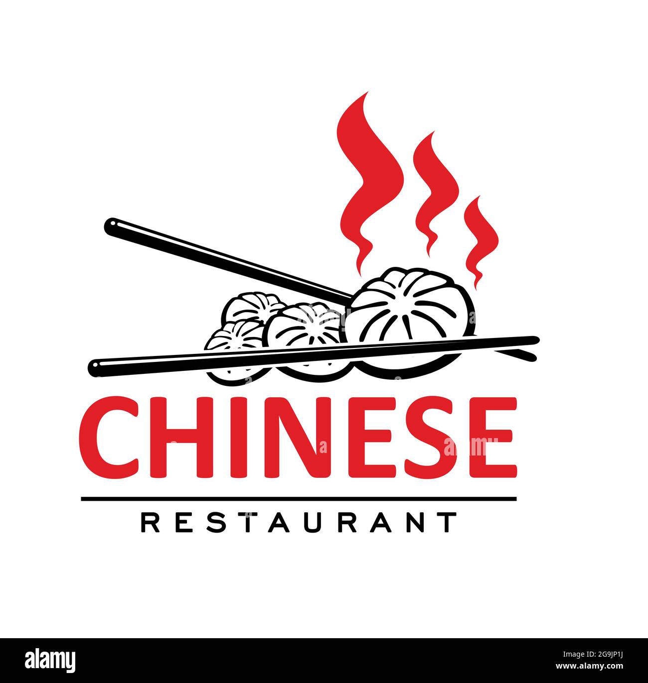 Baozi dumplings Stock Vector Images - Alamy