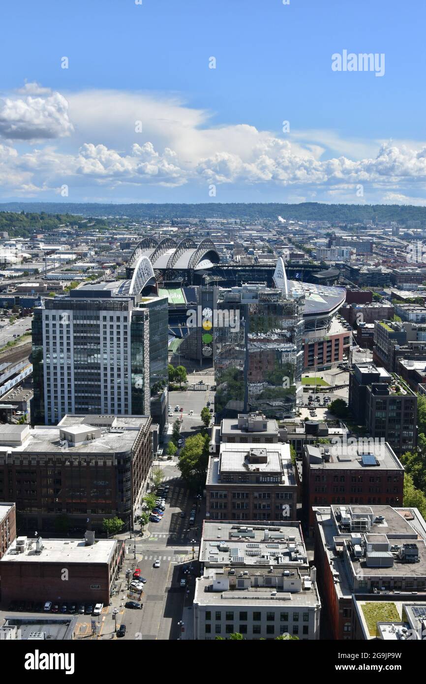 The Seattle, Washington skyline Stock Photo - Alamy