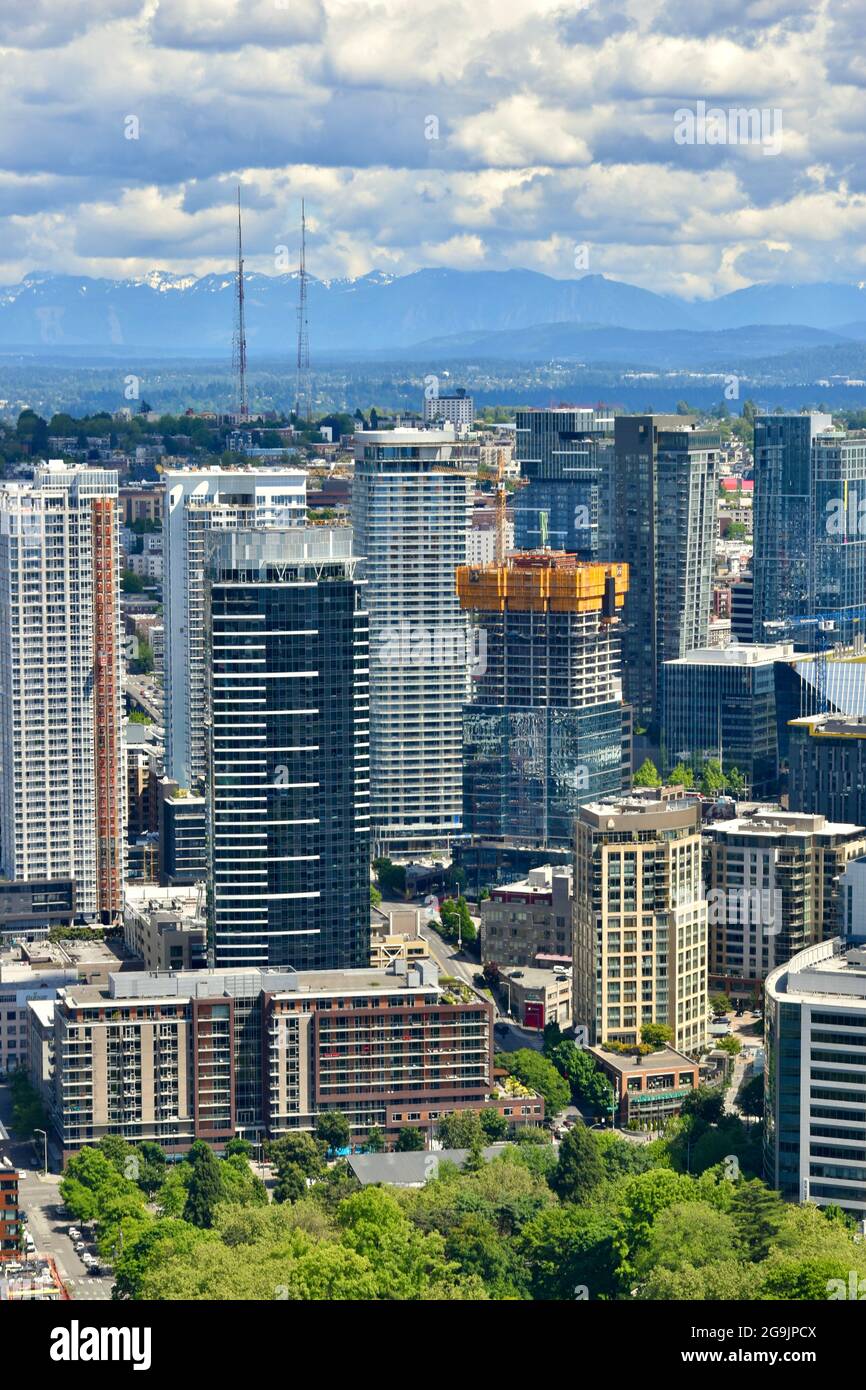 The Seattle, Washington skyline Stock Photo - Alamy