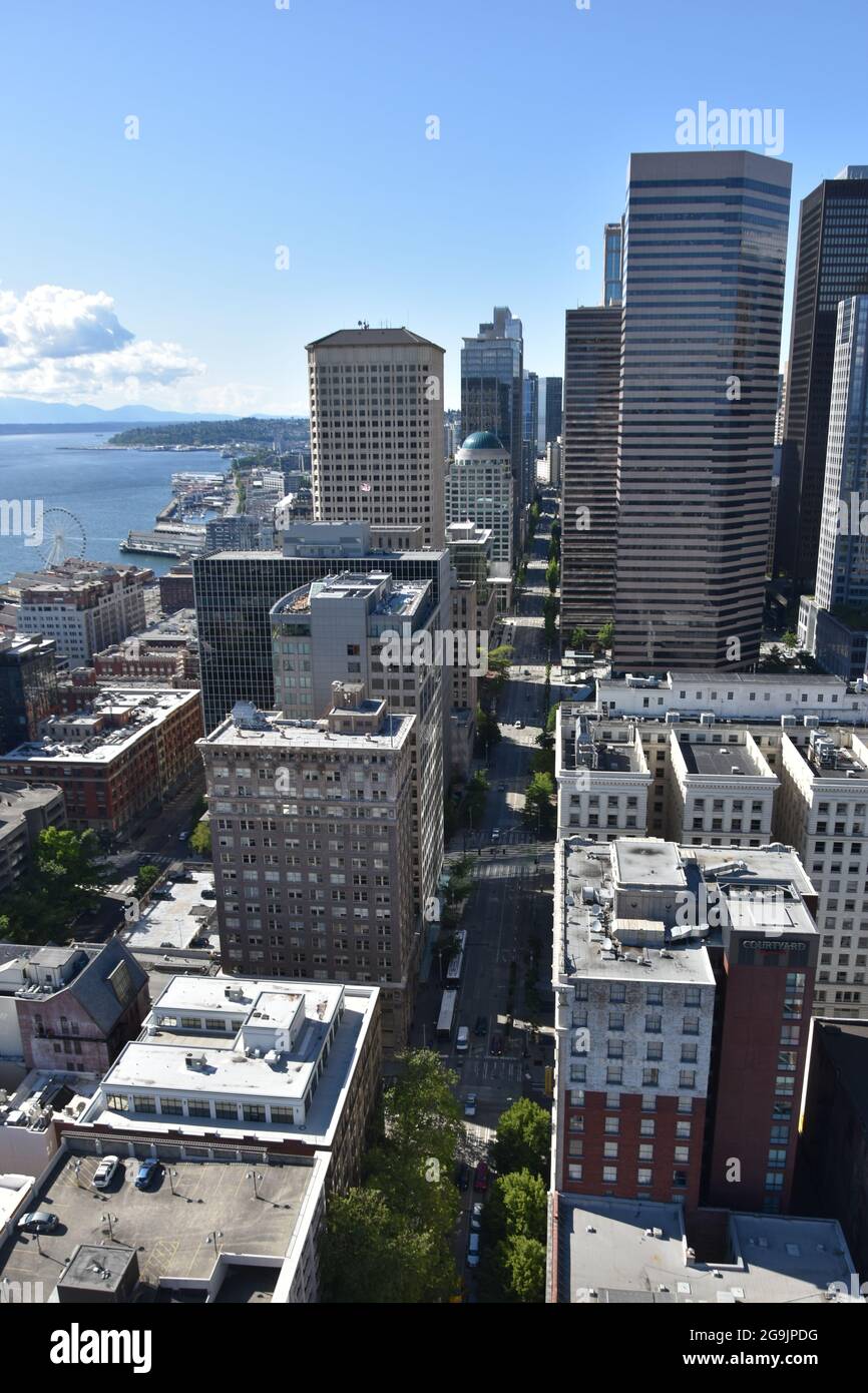 The Seattle, Washington skyline Stock Photo - Alamy