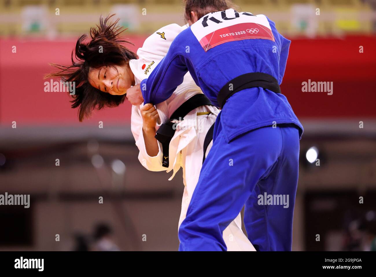 Tokyo, Japan. 26th July, 2021. Tsukasa Yoshida (JPN) Judo : Women's -57kg Semi-Final during the ...