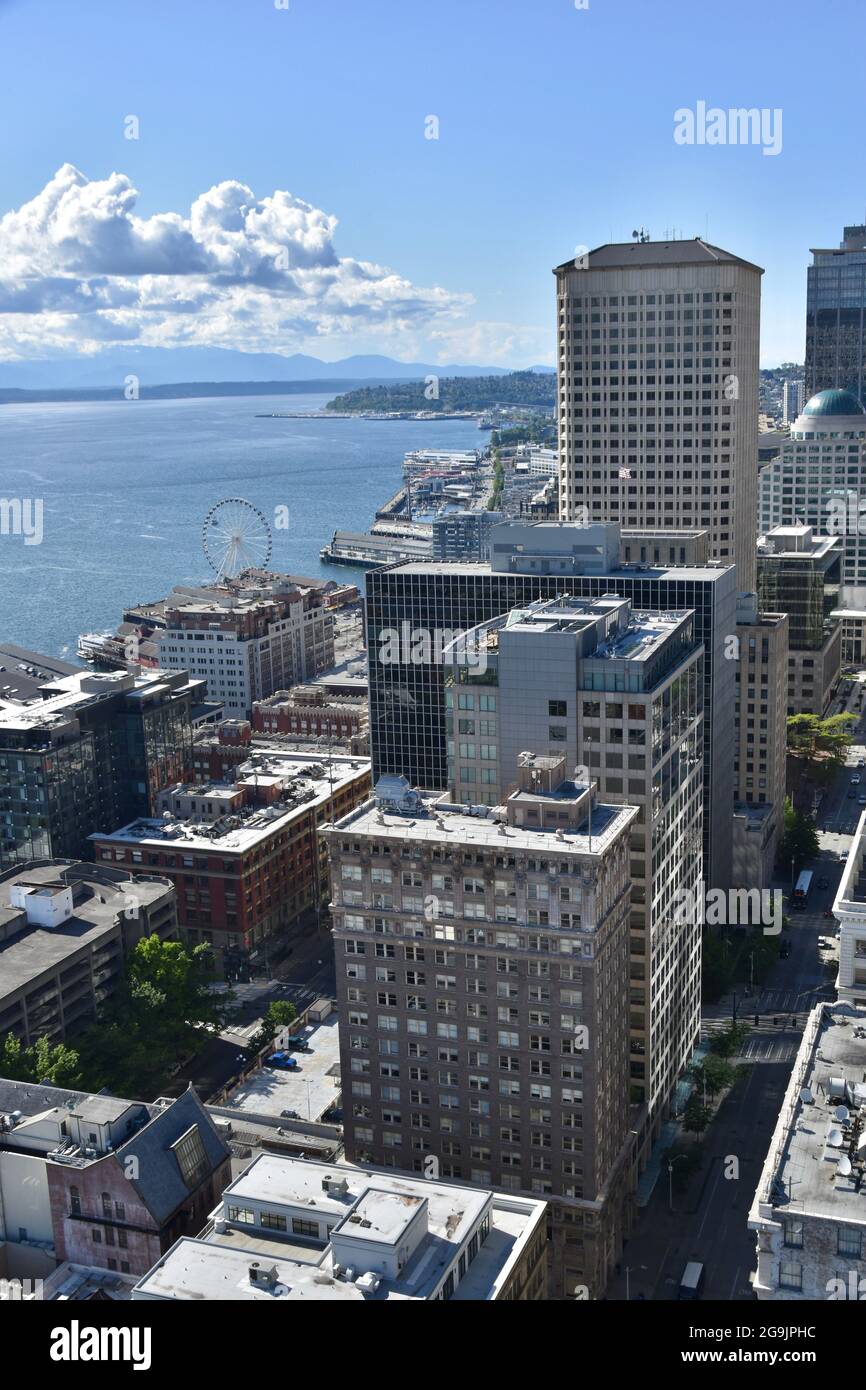 The Seattle, Washington skyline Stock Photo - Alamy
