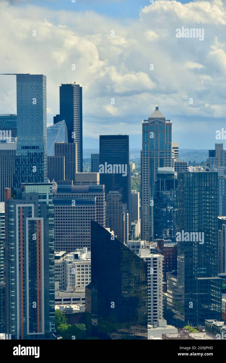The Seattle, Washington skyline Stock Photo - Alamy