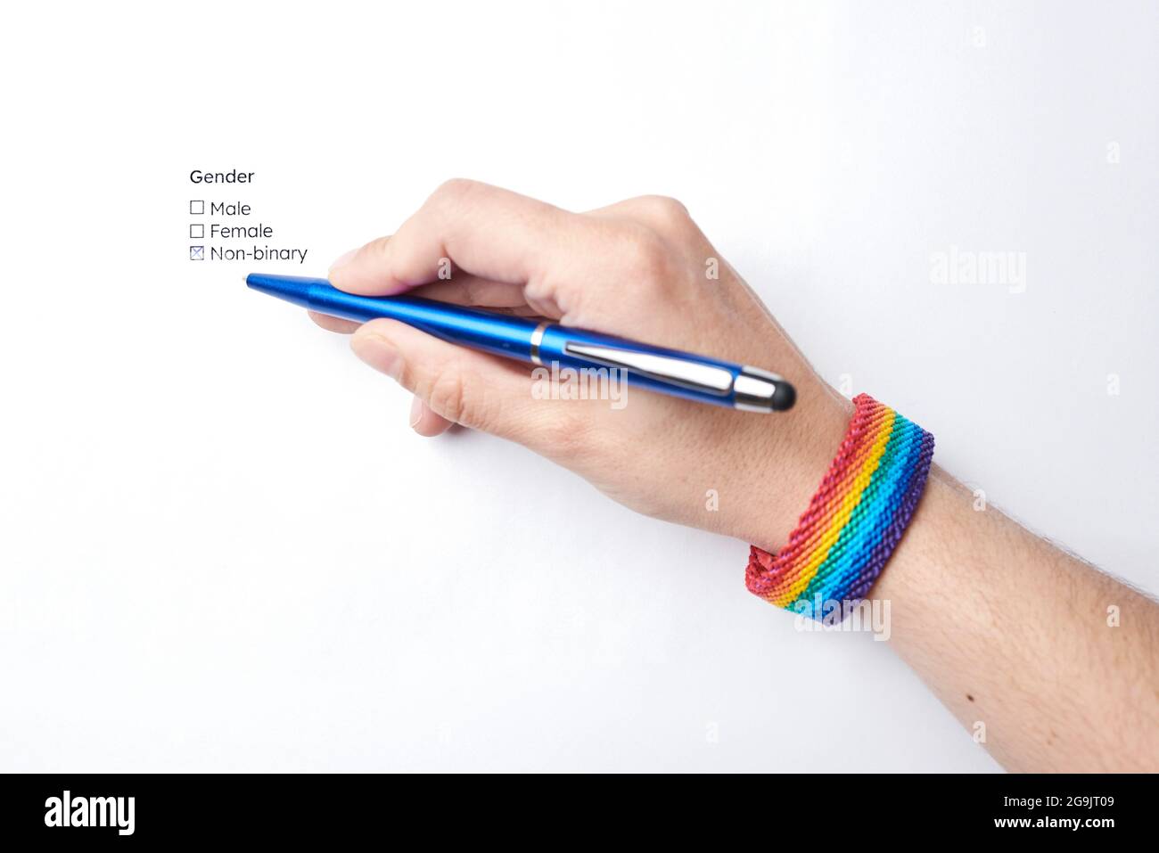 Non binary gender people hi-res stock photography and images - Alamy