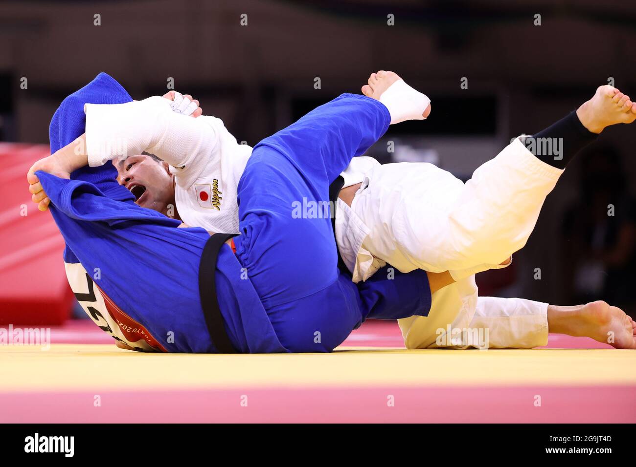 Tokyo, Japan. 26th July, 2021. (L to R) Tsend-Ochir Tsogtbaatar (MGL ...