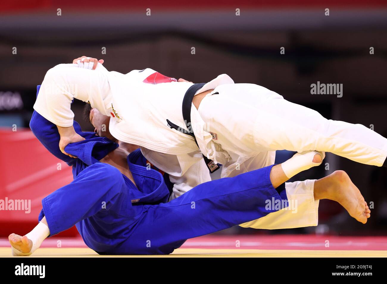 Tokyo, Japan. 26th July, 2021. (L to R) Tsend-Ochir Tsogtbaatar (MGL ...