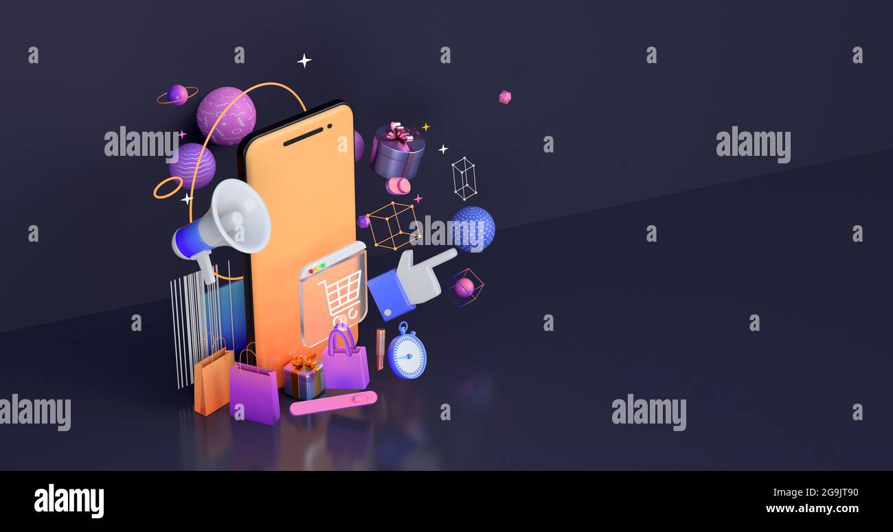 3d render for advertising Stock Photo - Alamy