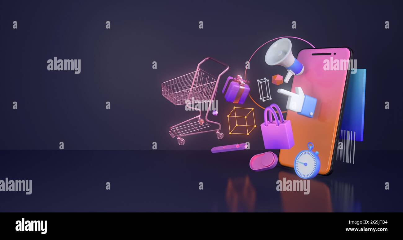 3d render for advertising Stock Photo - Alamy