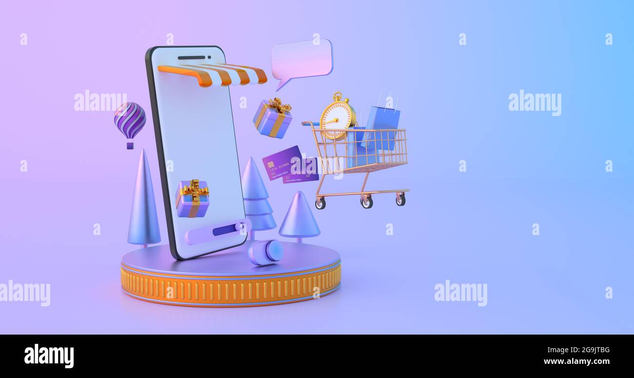 3d render for advertising Stock Photo - Alamy