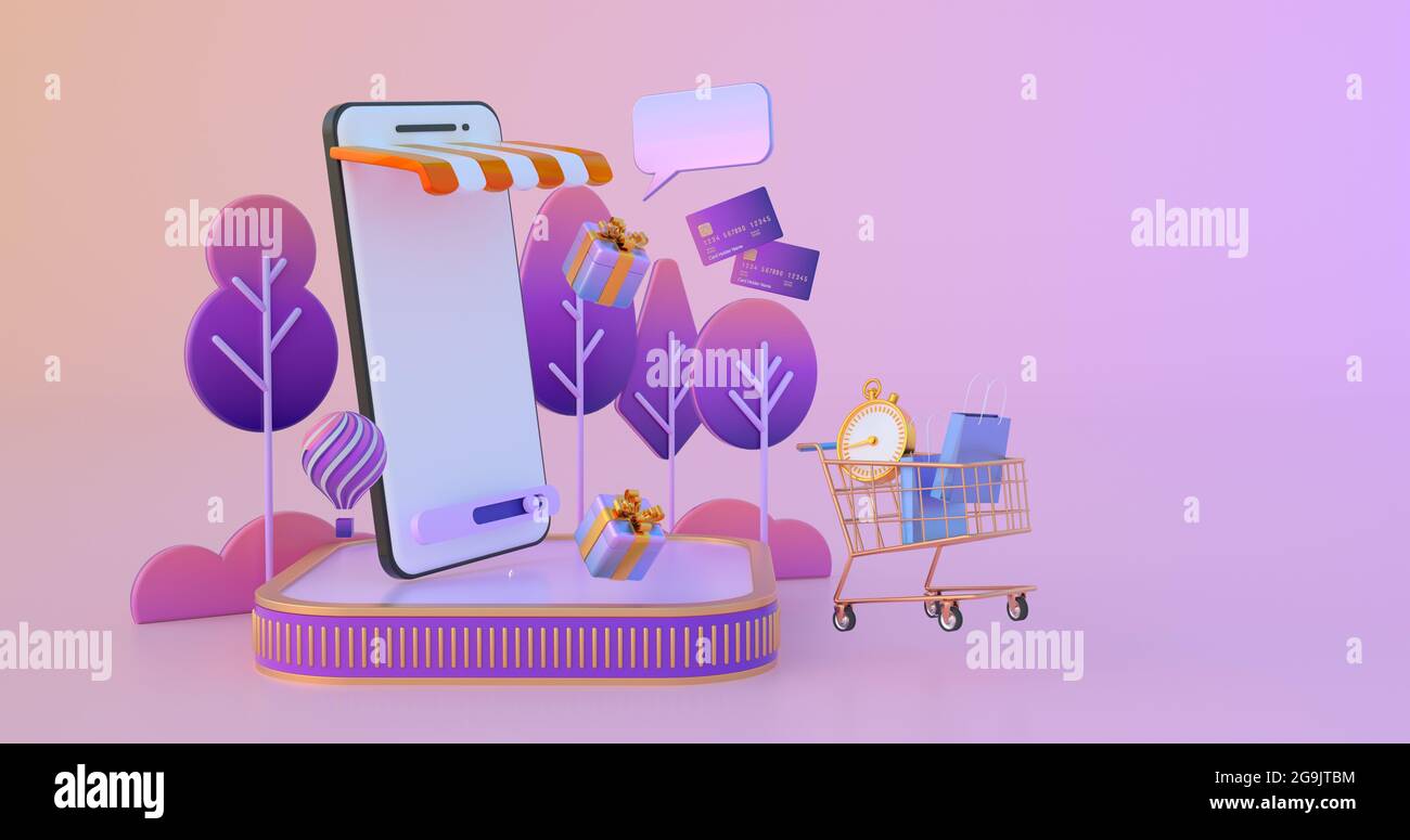 3d render for advertising Stock Photo - Alamy