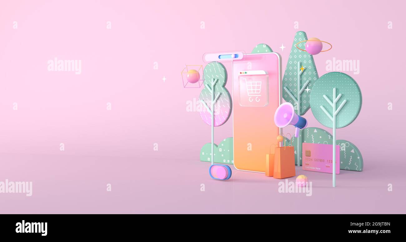 3d render for advertising Stock Photo - Alamy