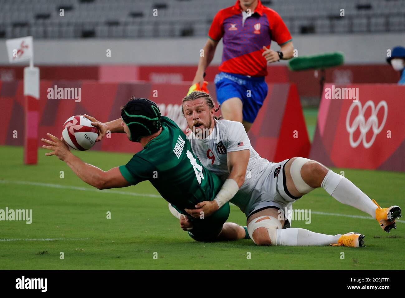 Tokyo, Japan. 26th July, 2021. Team United States forward Steve Tomasin ...