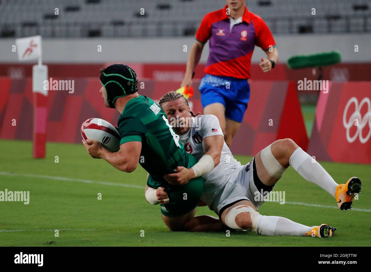 Tokyo, Japan. 26th July, 2021. Team United States forward Steve Tomasin ...