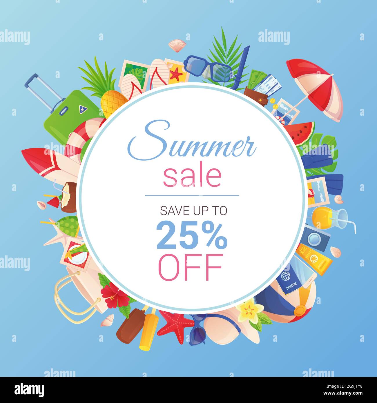 Stock style colorful palm Stock Vector Images - Alamy