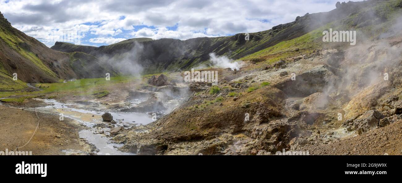 Hengill Geothermal Area, Hverageroi, Suourland, Iceland Stock Photo - Alamy