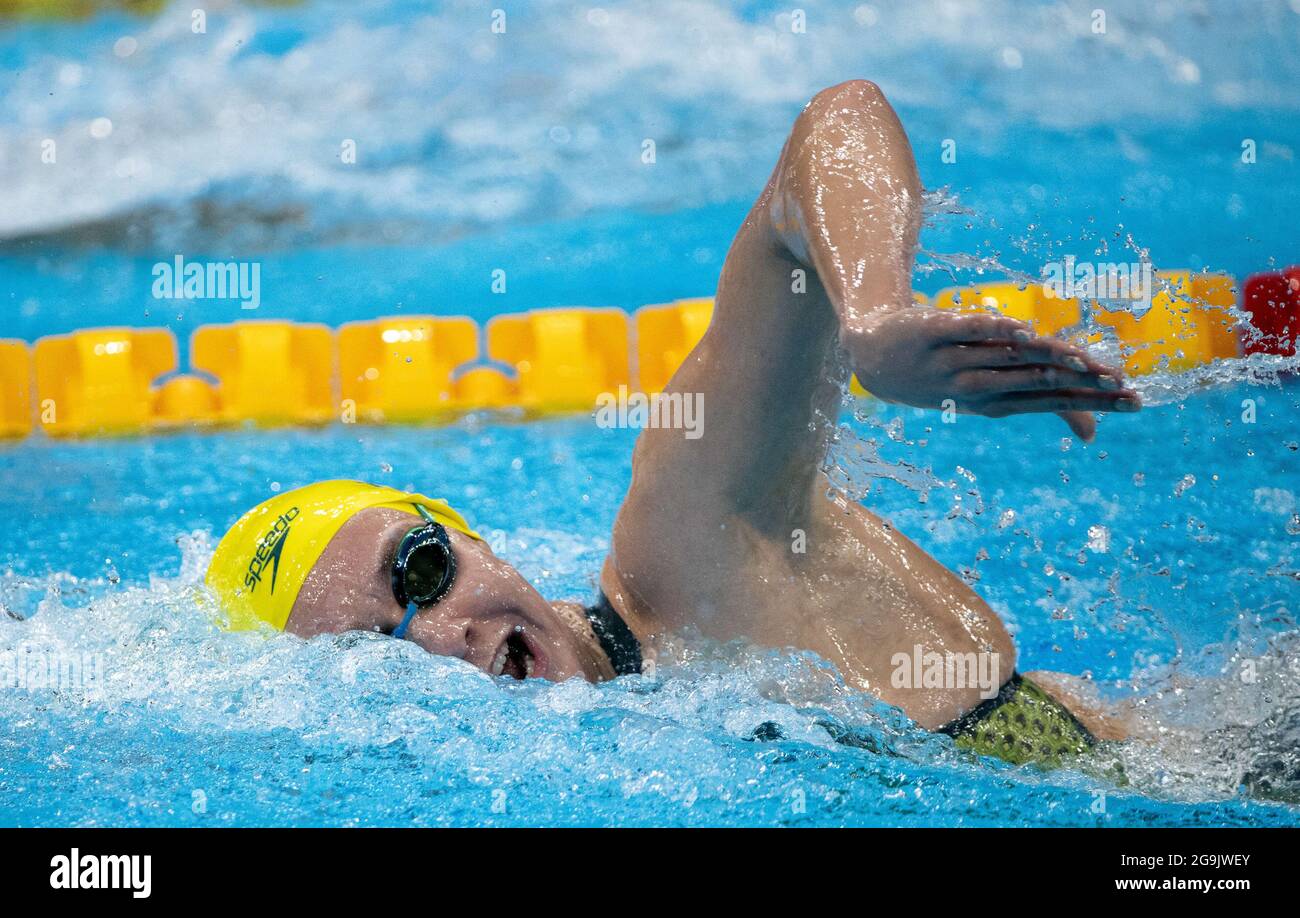 Tokyo, Japan. 26th July, 2021. ARIARNE TITMUS of Australia competes in ...