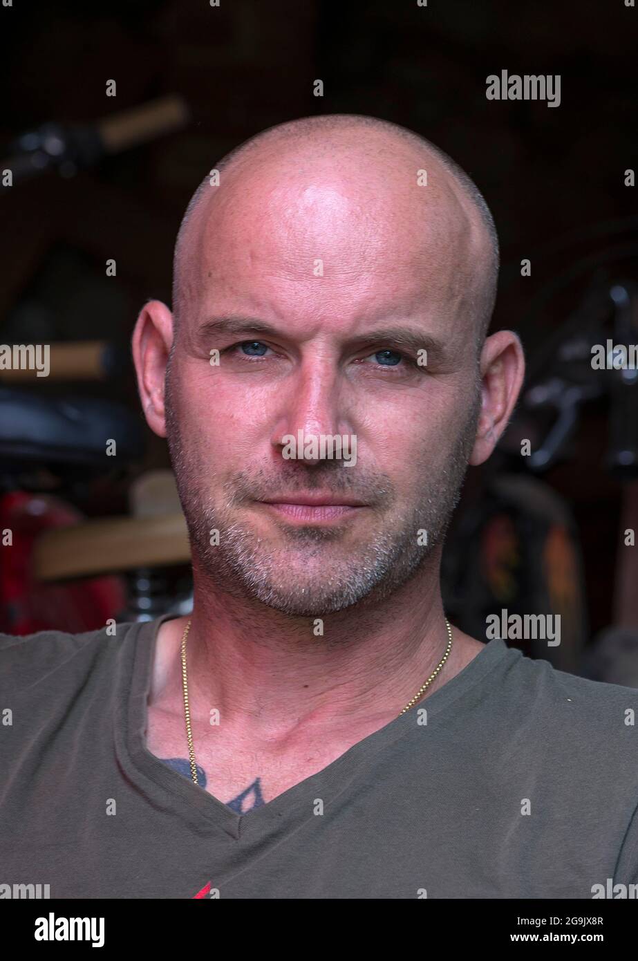 Portrait of a young man, Germany Stock Photo - Alamy