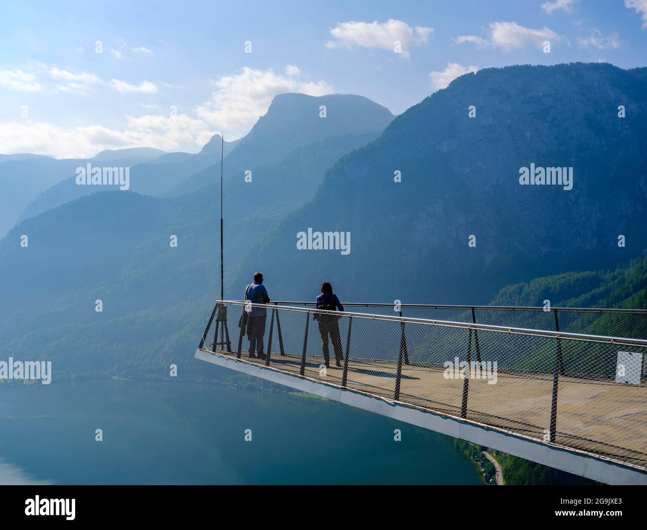 Skywalk, viewing platform World Heritage View, Lake Hallstatt ...