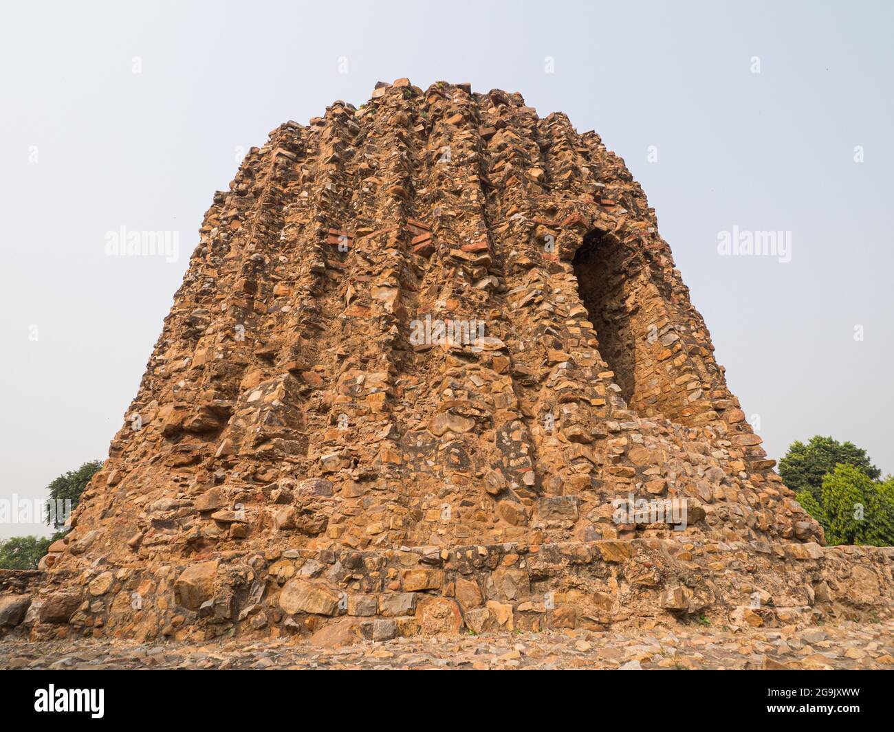 Unfinished Alai Minar at Qutb Minar Complex, Delhi, India Stock Photo ...