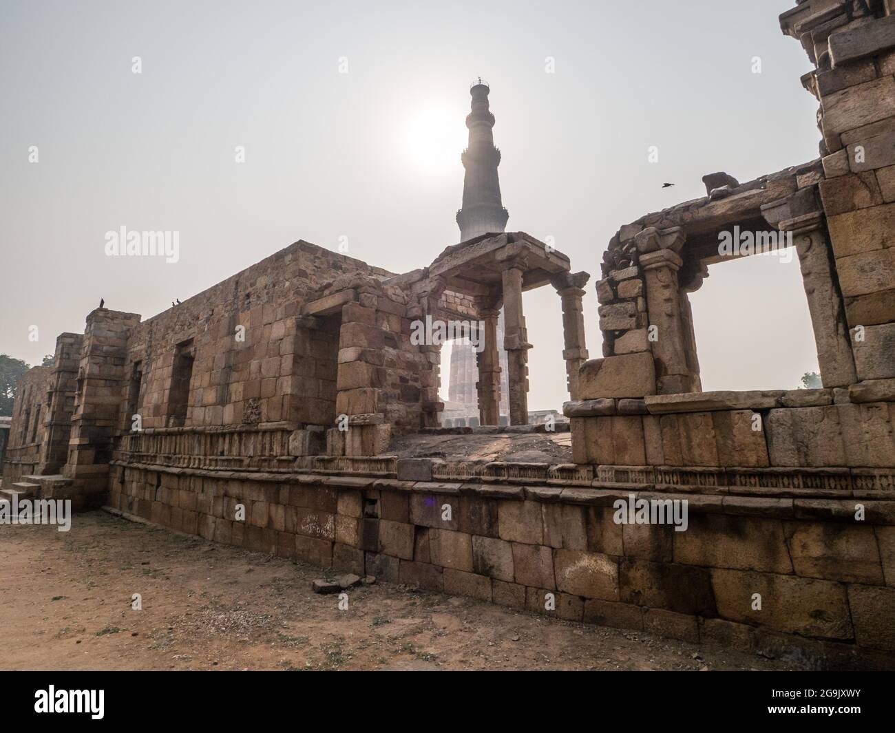 Qutb Minar, Qutb Complex, Mehrauli Archaeological Park, Delhi, DIGITAL ...
