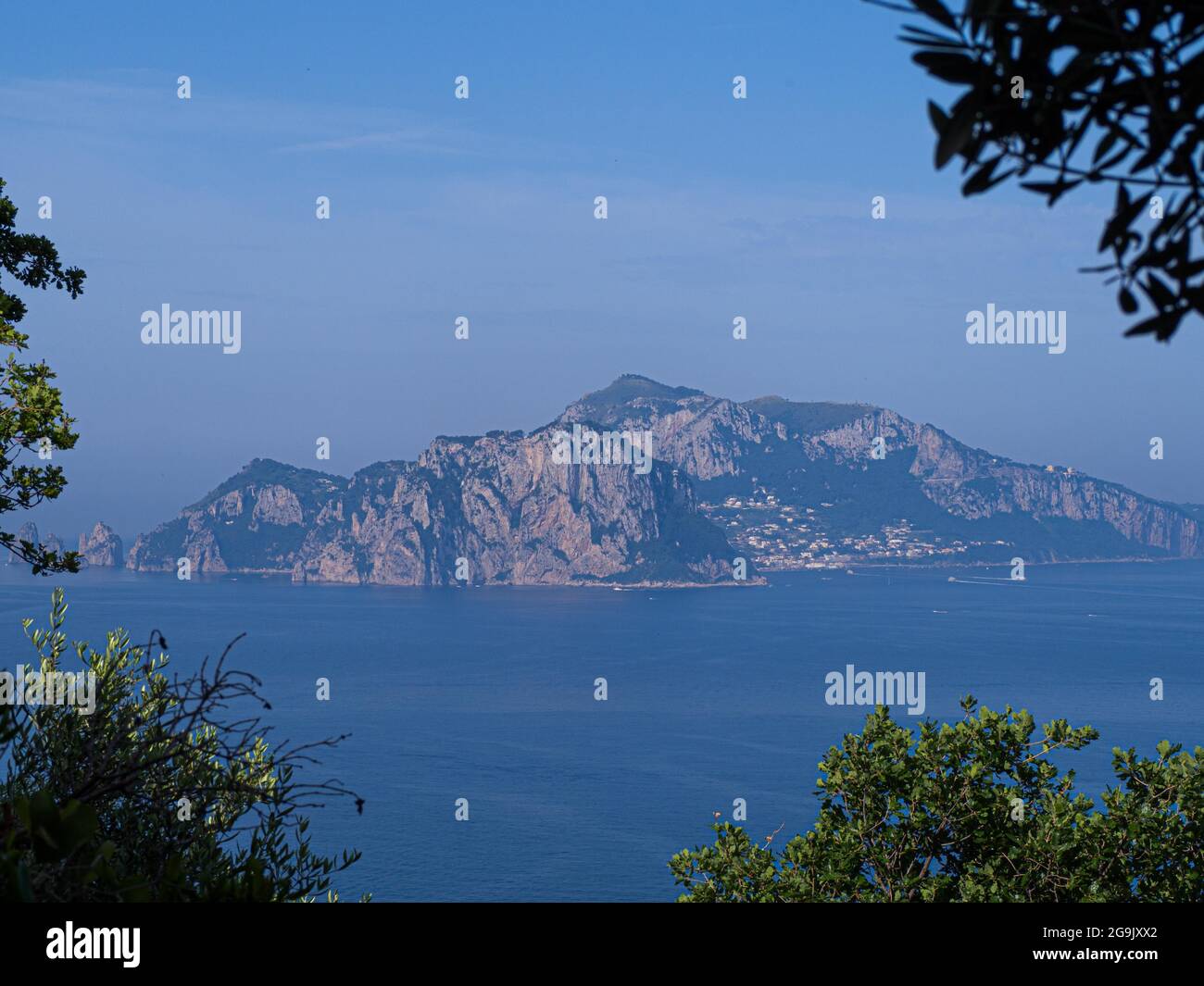 Isle of Capri, Punta Campanella, Calabria, Italy Stock Photo - Alamy