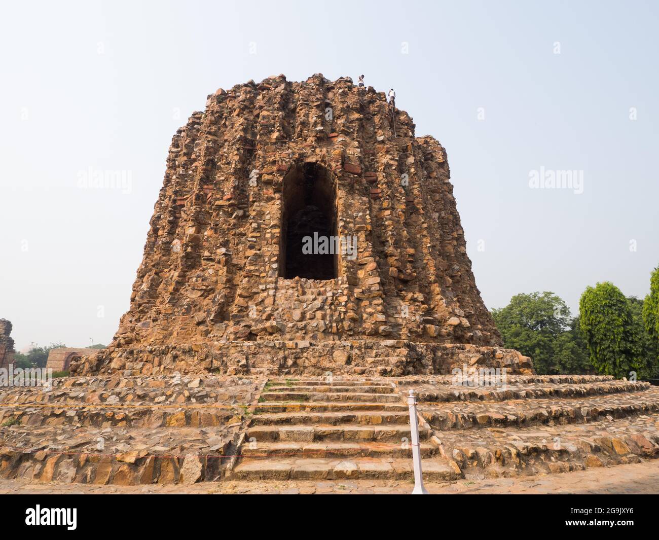 Unfinished Alai Minar at Qutb Minar Complex, Delhi, India Stock Photo ...