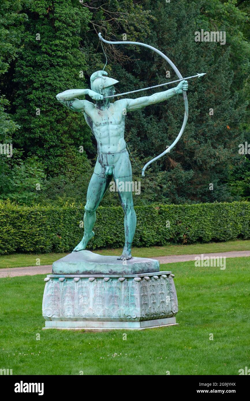 Statue archer sanssouci park potsdam hi-res stock photography and ...