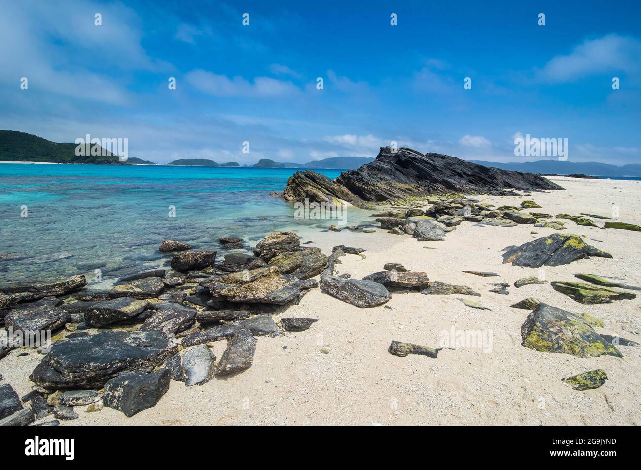 Furuzamami Beach, Zamami island, Kerama islands, Okinawa, Japan Stock ...