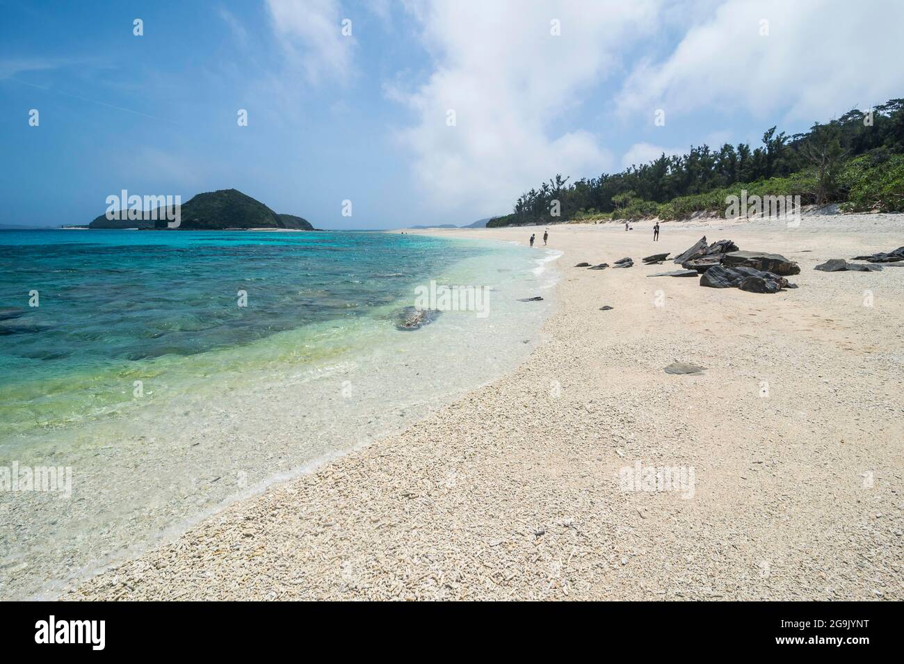 Furuzamami Beach, Zamami island, Kerama islands, Okinawa, Japan Stock ...