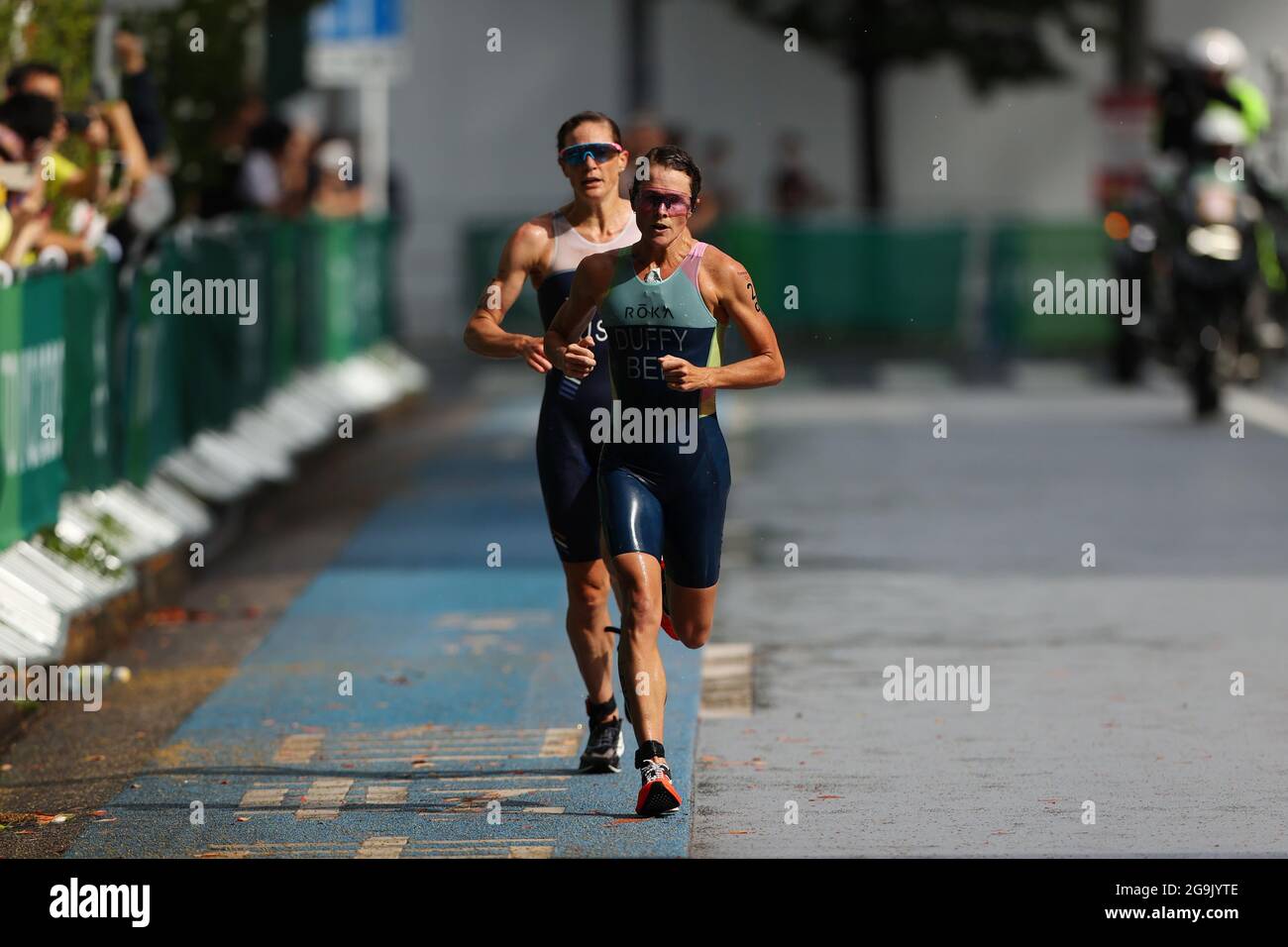 Tokyo, Japan. 27th July, 2021. Flora Duffy (BER) Triathlon : Women's ...