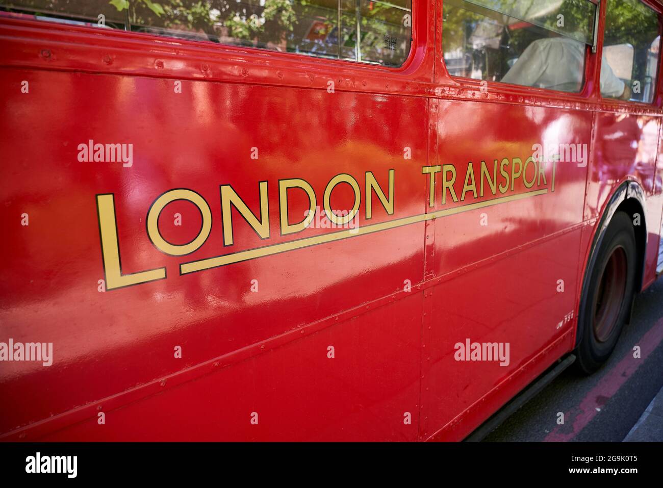 Old red bus hi-res stock photography and images - Alamy