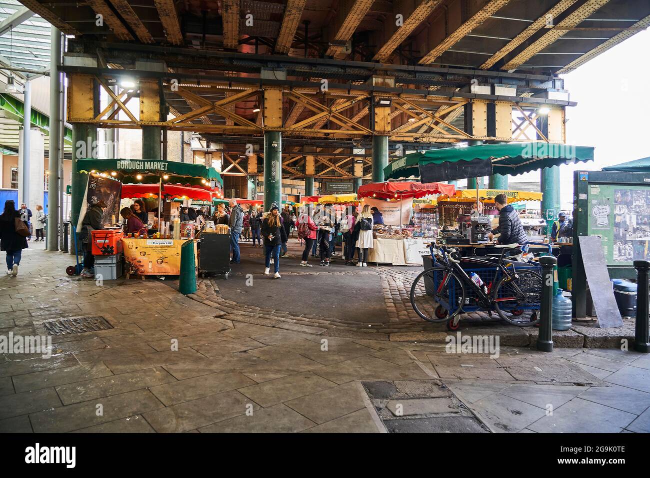 Market Stalls Borough Market, London, England, United Kingdom Stock ...