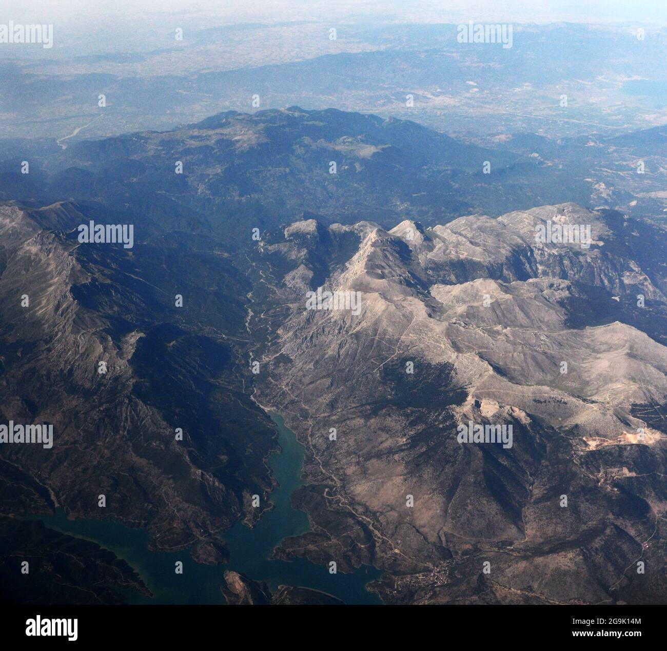 Aerial view of the Mount Giona region in Greece Stock Photo - Alamy