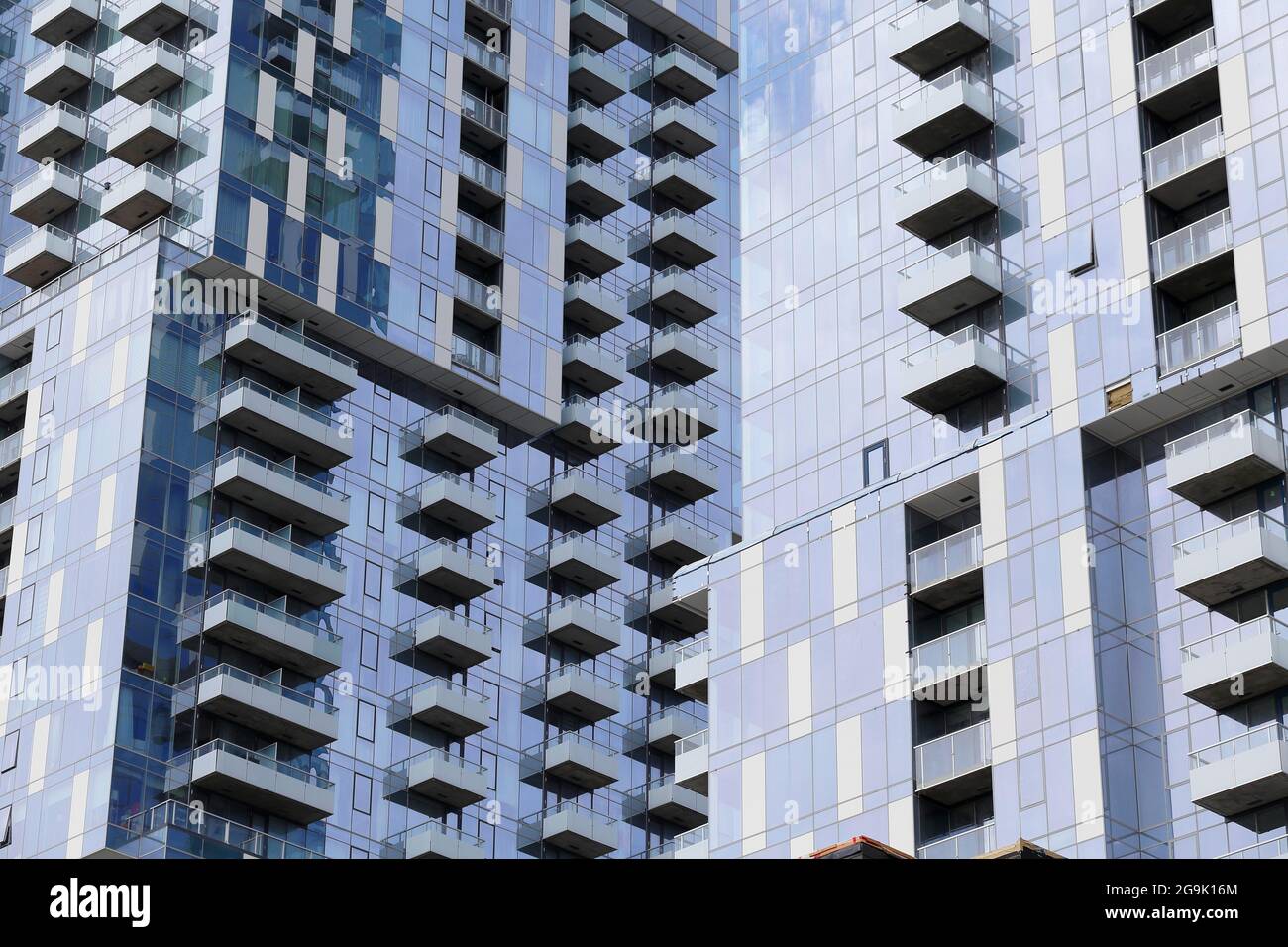 High-rise apartment buildings, Montreal, Province of Quebec, Canada ...