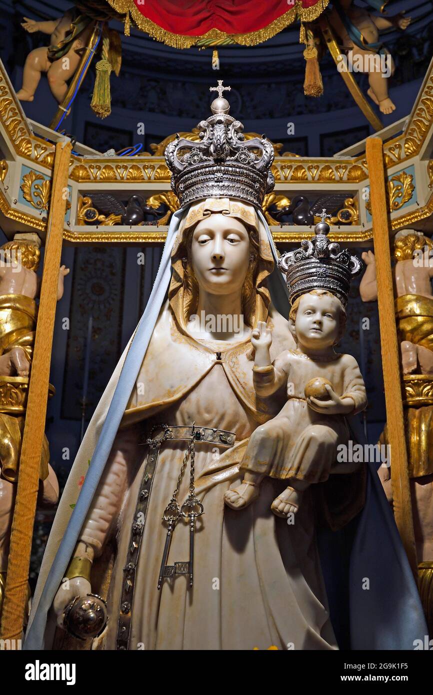 Holy Mary with Child Jesus, Basilica Madonna del Soccorso, Sciacca ...