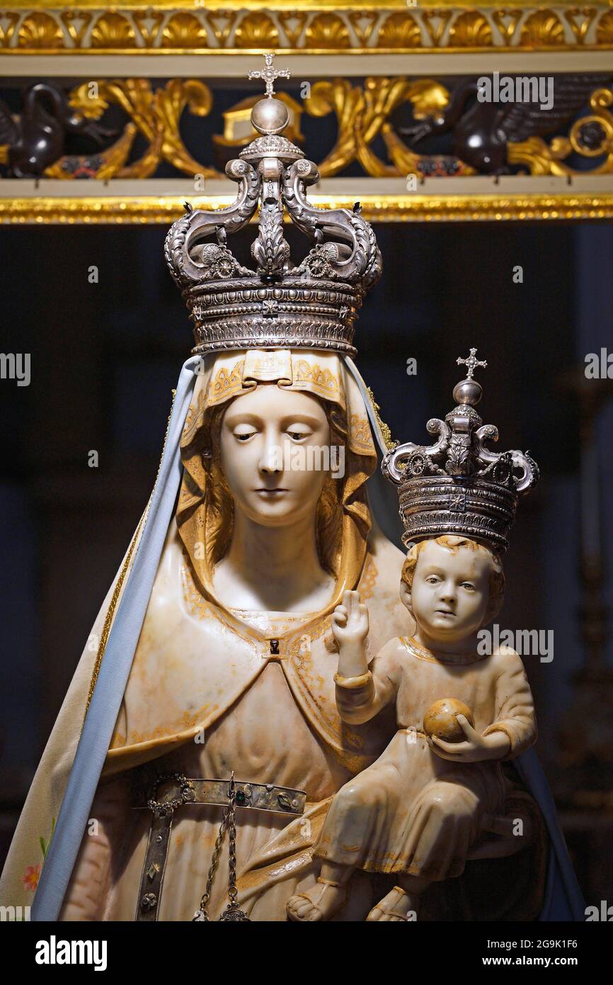 Holy Mary with Child Jesus, Basilica Madonna del Soccorso, Sciacca ...