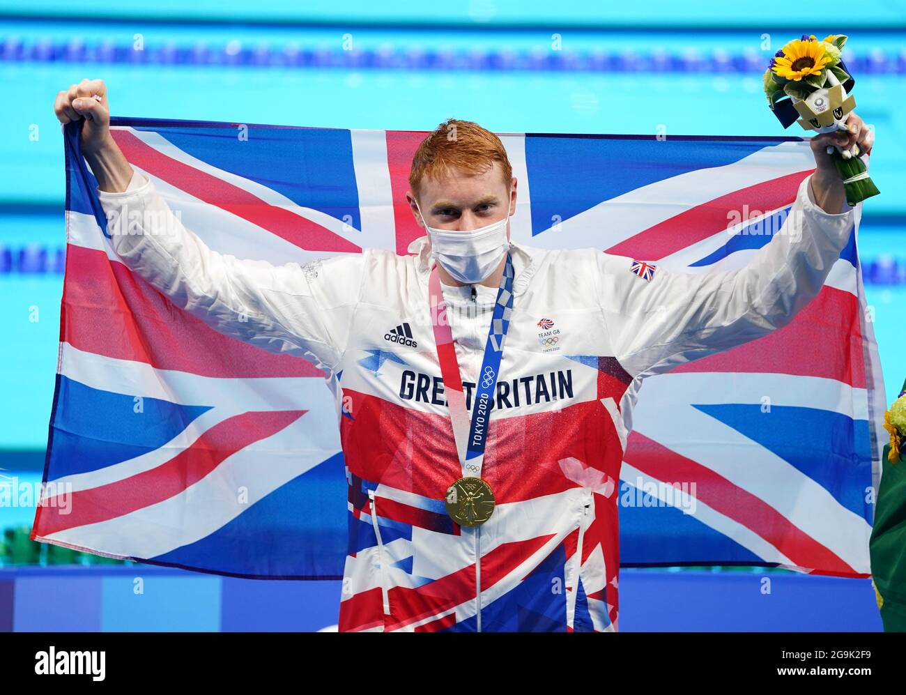 Great Britain's Tom Dean celebrates after winning the Men's 200m ...